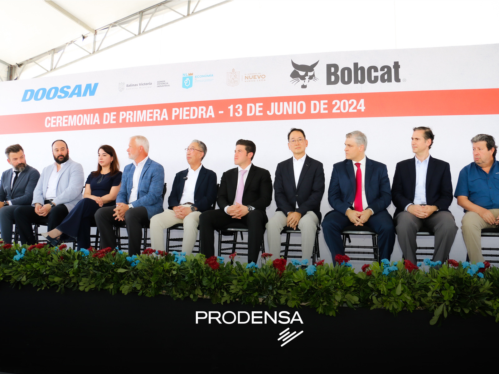 Prodensa congratulates Doosan Bobcat on laying the foundational stone ...